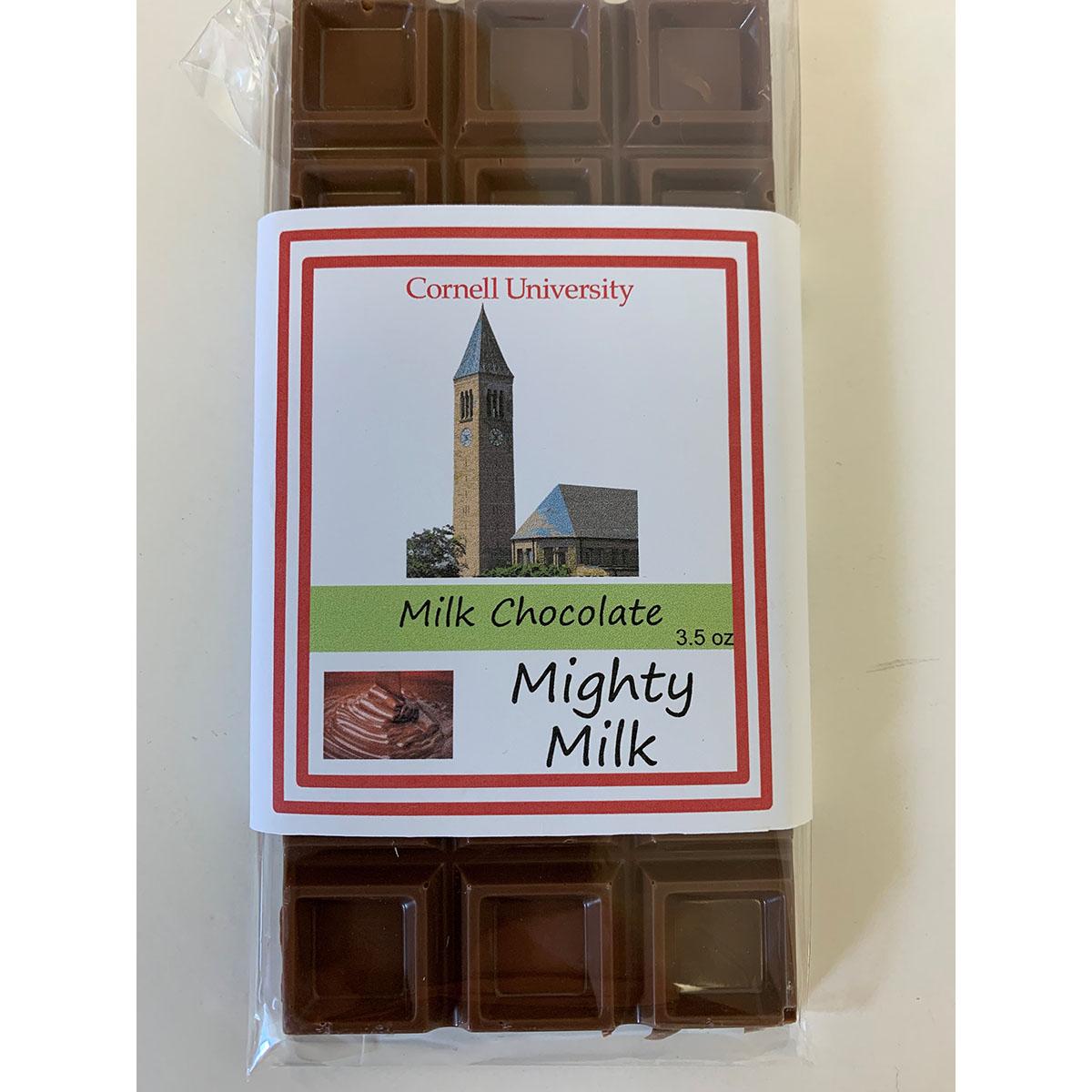 Finger Lakes Chocolates Cornell Mighty Milk Chocolate Bar