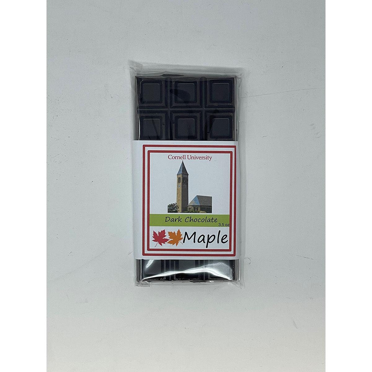 Finger Lakes Chocolates Cornell Maple Dark Chocolate Bar