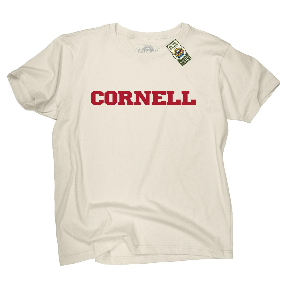 Cornell 1865 Back Print Recycled Tee | Men's Tops & Tshirts