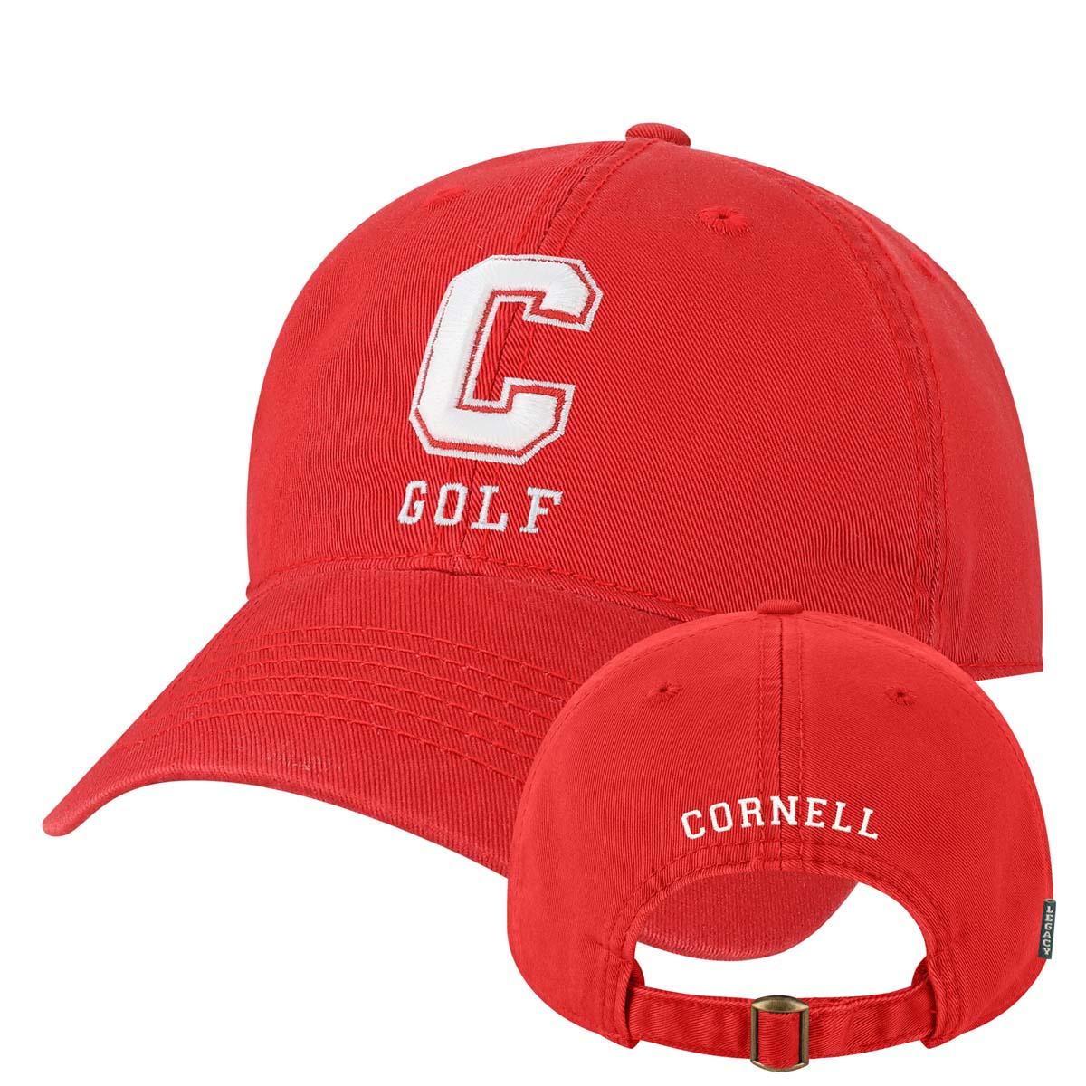 Block C Golf Cap With Back Cornell Embroidery | Accessories