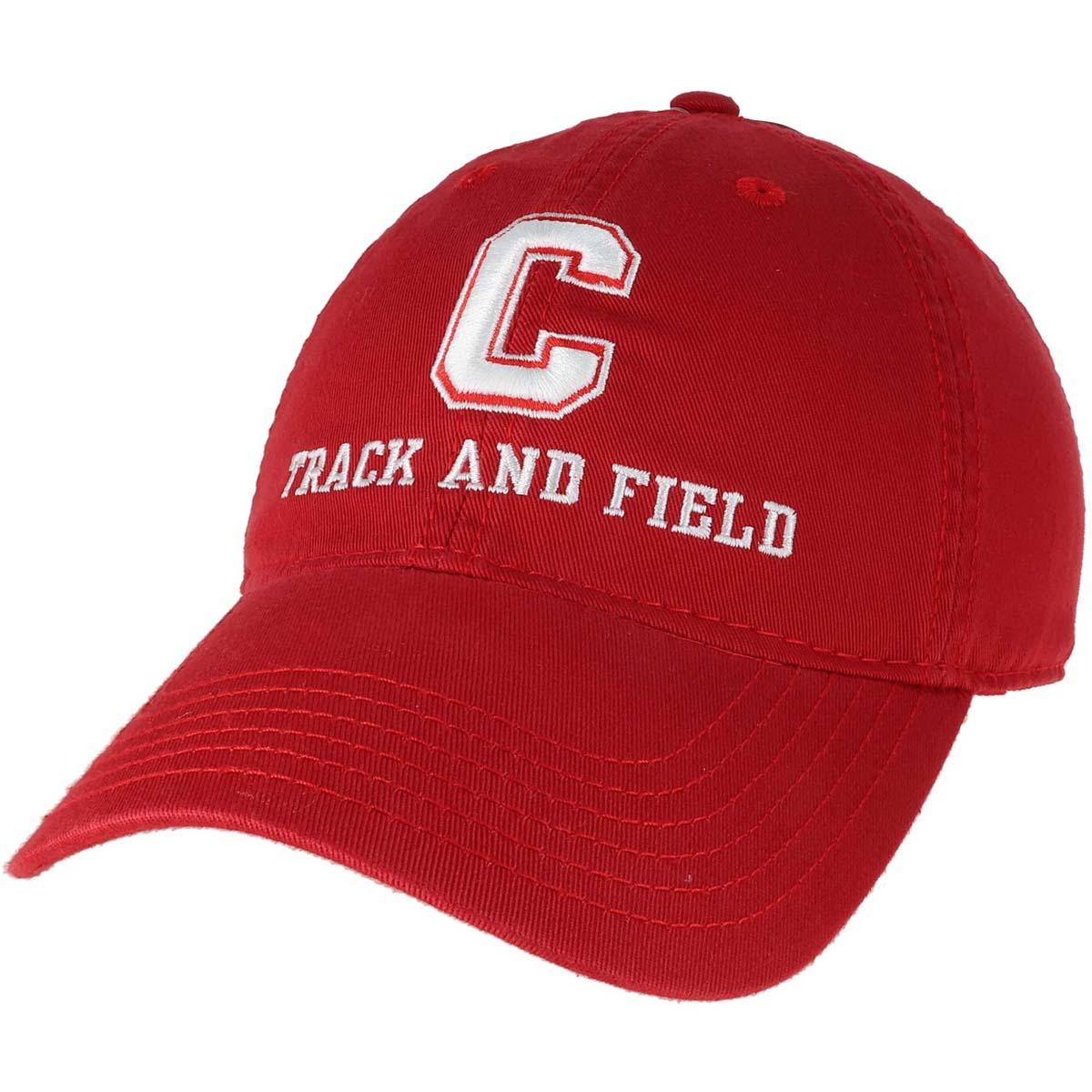 Block C Track and Field Cap With Back Cornell Embroidery