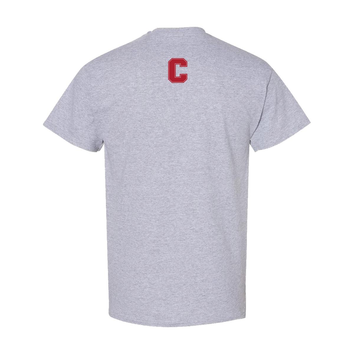 Cornell Softball with C Back Logo Tee | Men's Unisex Tops & Tees