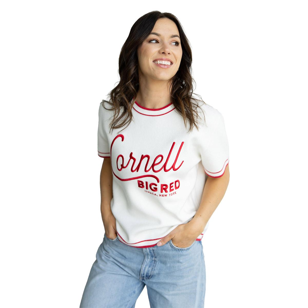 Women's Cornell Big Red Luxe Sweater Tee | Sweaters