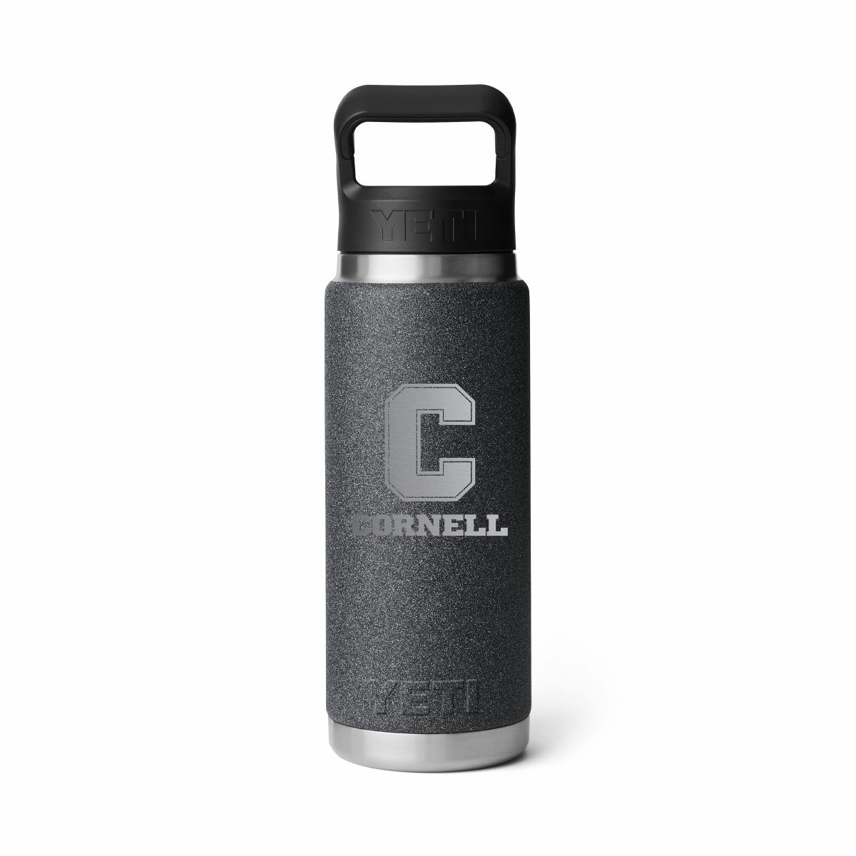 YETI 26oz Rambler Bottle Block C over Cornell Limited Edition - Blackstone